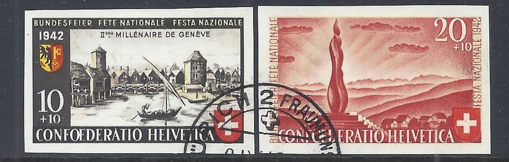 1942 : Pro Patria B17 + B18 : KP 150.-- (Gebraucht) in Gümligen für CHF 25 – mit Lieferung auf ...