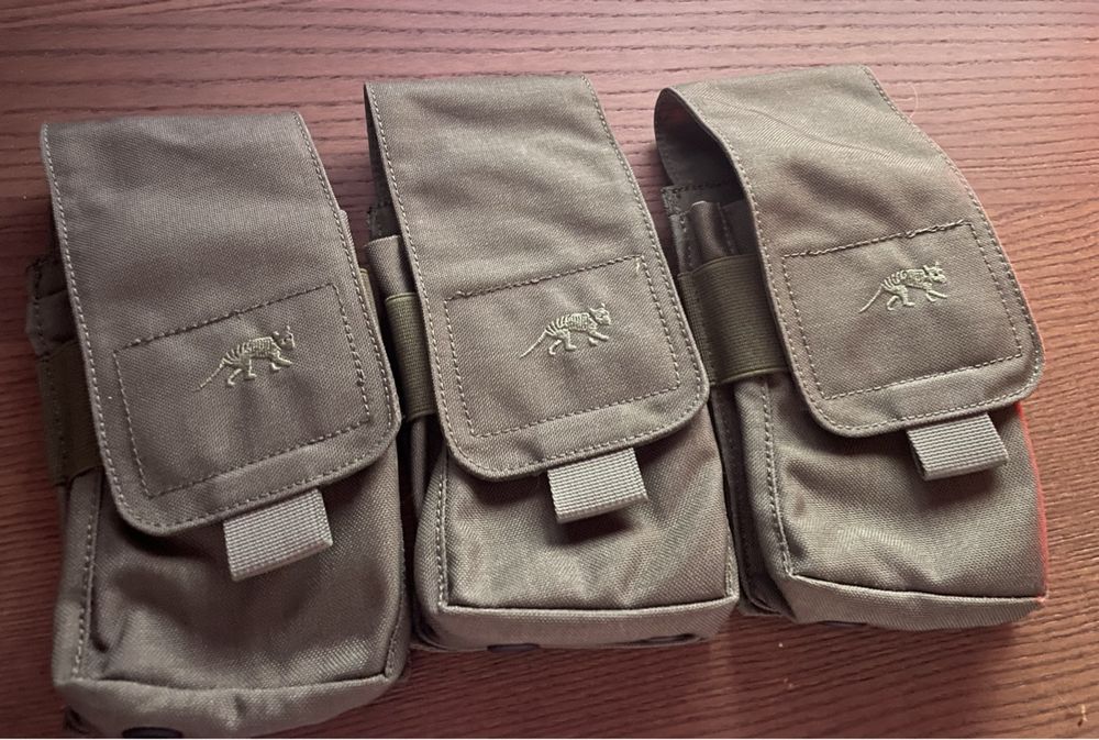 Set von 3 Tasmanian Tiger Molle Pouches in Ranger Green (Neu (gemäss ...