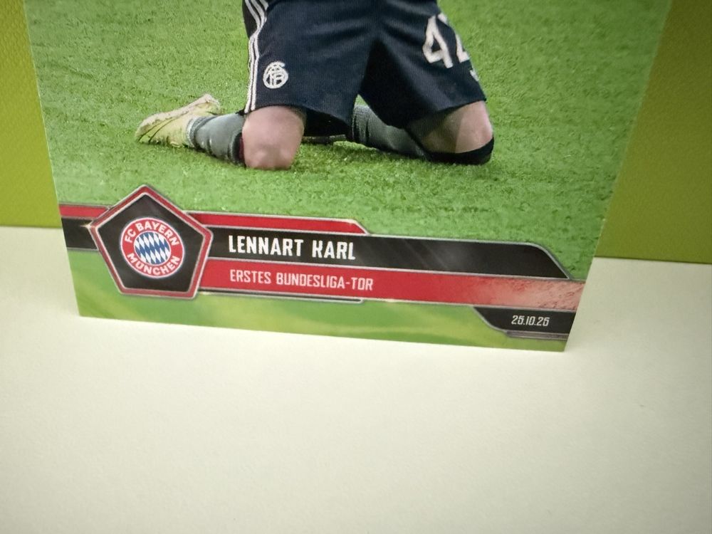 Lennart Karl Topps Now Karte RC | FC Bayern München, Rarität (Gebraucht ...