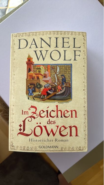 Daniel Wolf - Im Zeichen des Löwen, Goldmann, Roman top (Neu (gemäss ...