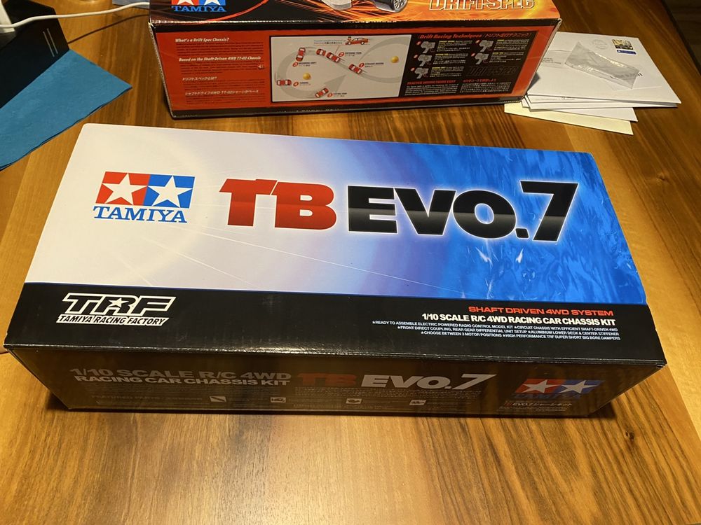 RC Tamiya TB Evo 7 Chassis - Fabrikneu !!!! Ab 1.- (Neu und originalverpackt) in Elsau für CHF ...
