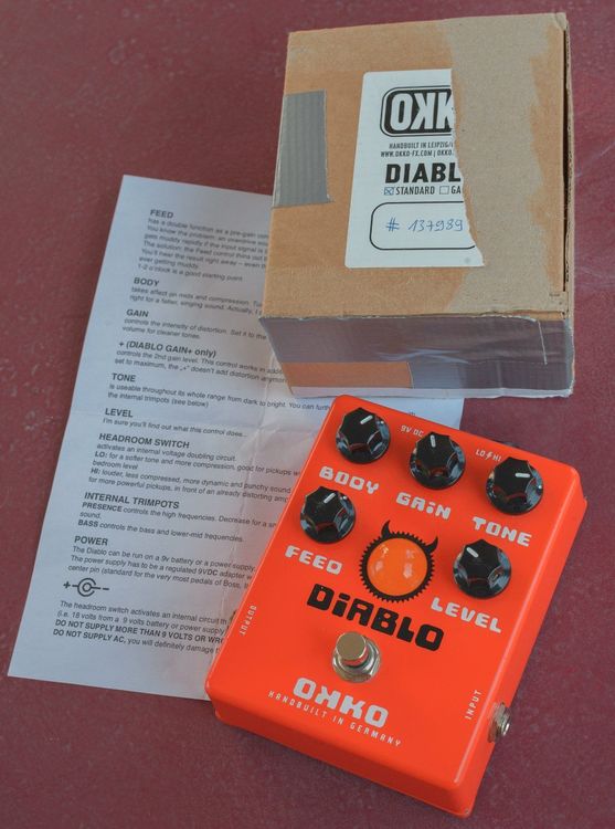 OKKO DIABLO Overdrive Pedal (Gebraucht) in Winterthur für CHF 100 – mit ...