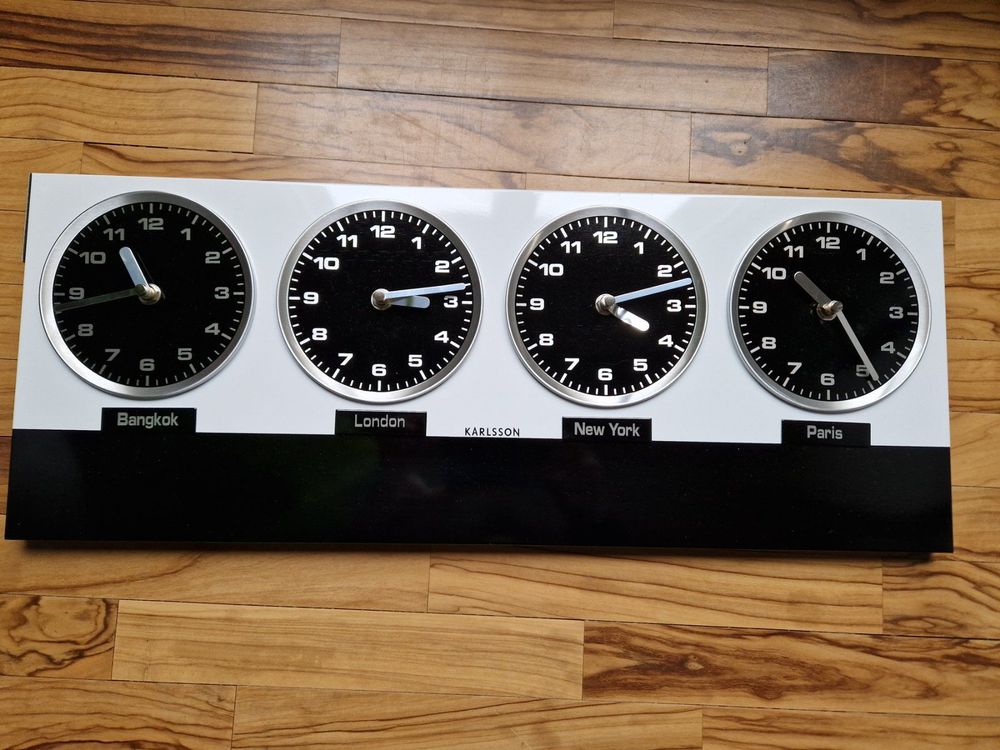 Time Zone Wall Clock / NEW (Neu und originalverpackt) in Genève für CHF ...