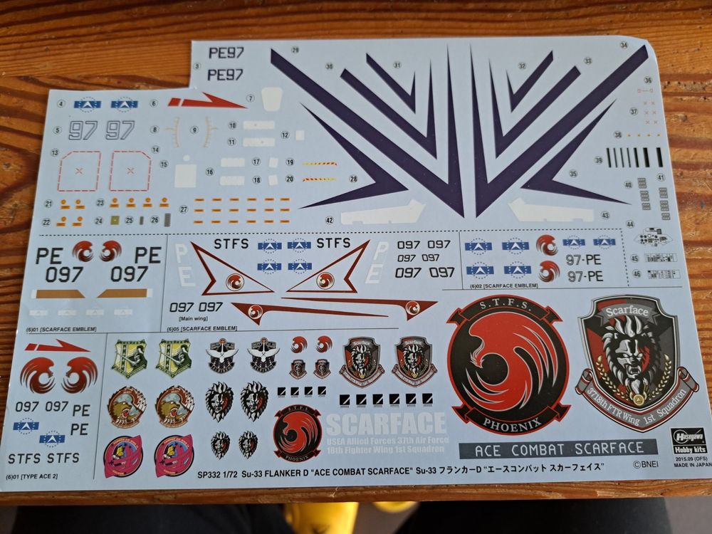 Decals Su-33 Flanker 1/72 hasegawa 52132 | Kaufen auf Ricardo