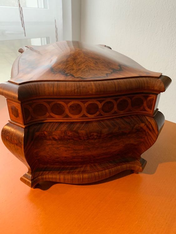 Schatulle, Barock, Wurzelholz, Deutschland, antik | Kaufen auf Ricardo