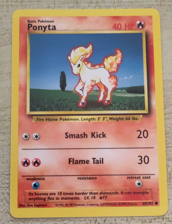 Base set Ponyta 60/102 - EN | Kaufen auf Ricardo