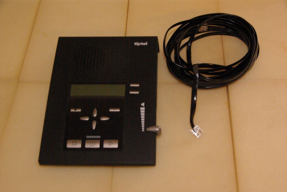 tiptel 309 Anrufbeantworter, schwarz | Kaufen auf Ricardo