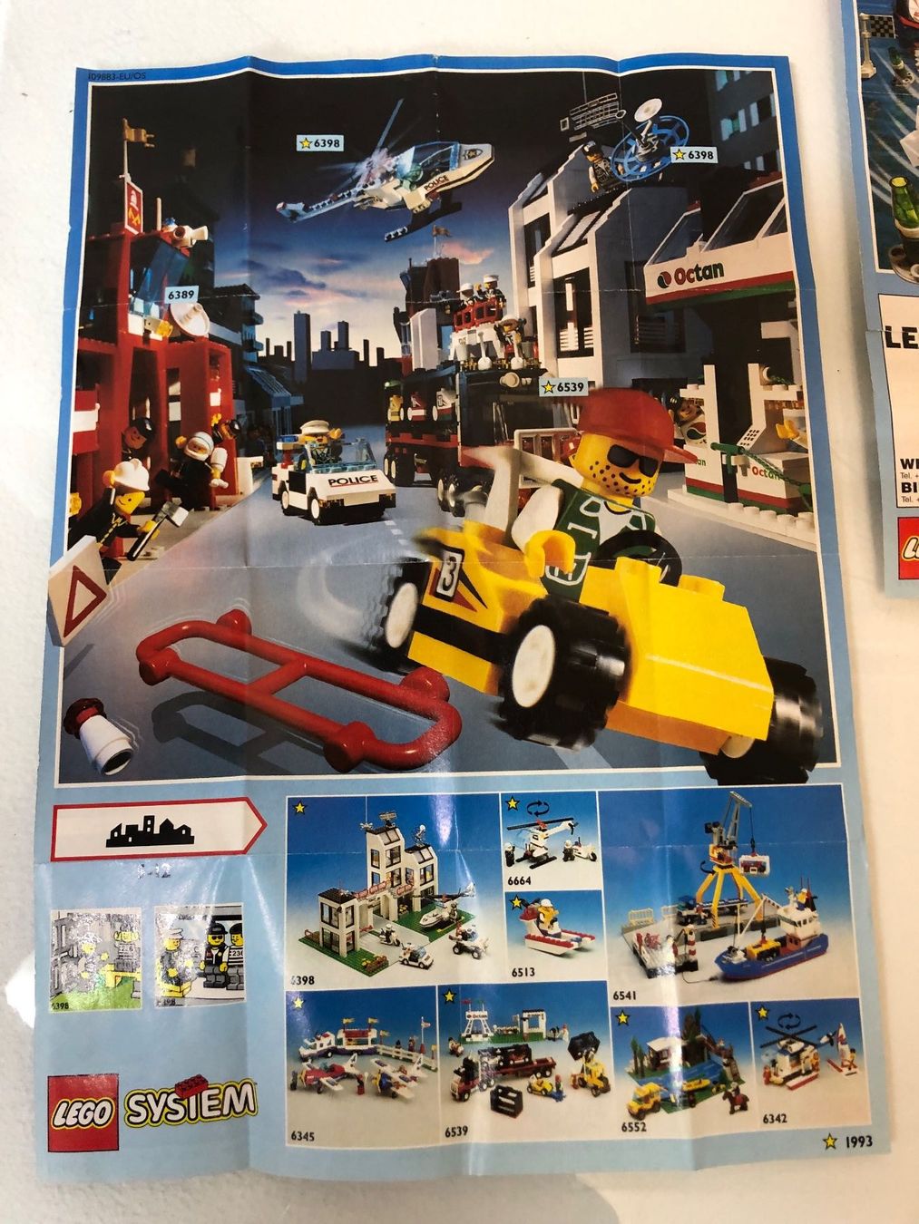 LEGO A4 Plakat, gefaltet von 3x 1993 1x 1996 (Gebraucht) in Brunnen für ...