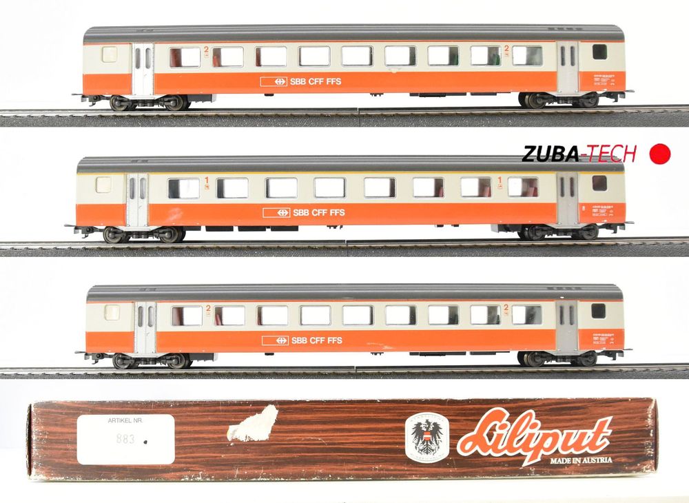 Liliput 883 Swiss Express Personenwagen-Set 3-tlg SBB H0 WS (Gebraucht) in St. Gallen für CHF 95 ...