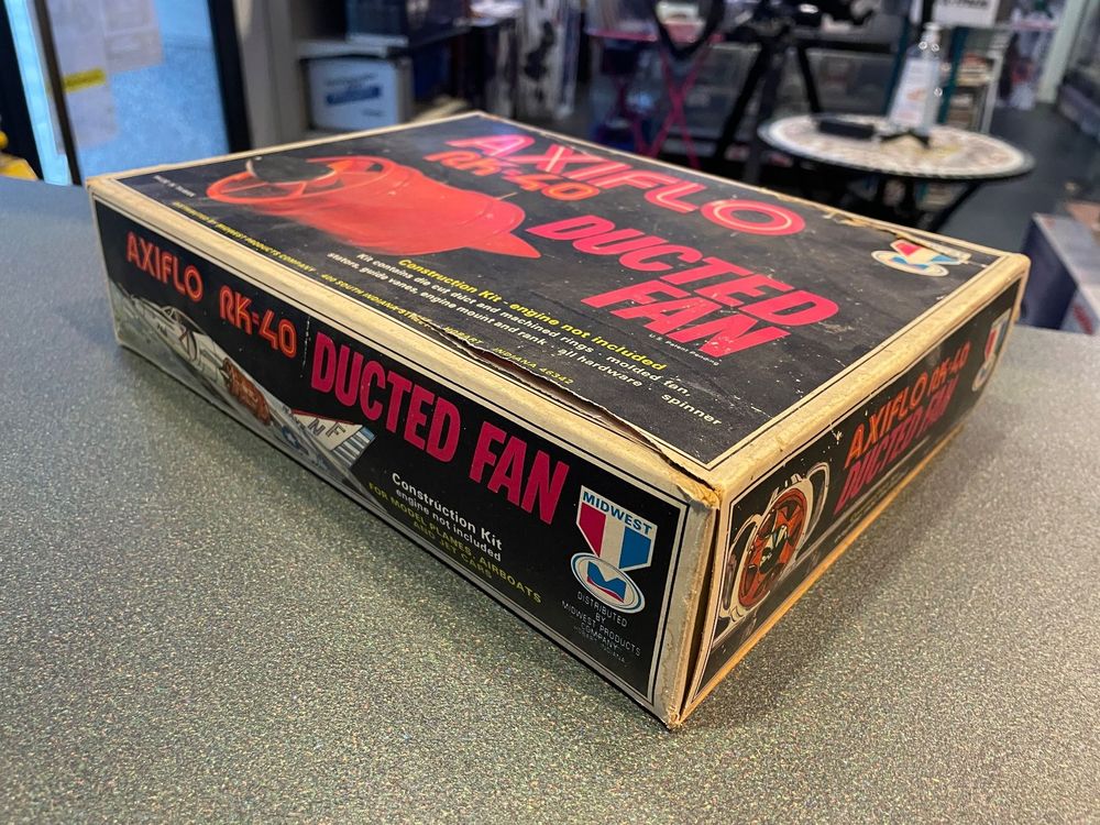 Axiflo Midwest RK-40 Ducted Fan Taiwan vintage RC airplane (Gebraucht ...