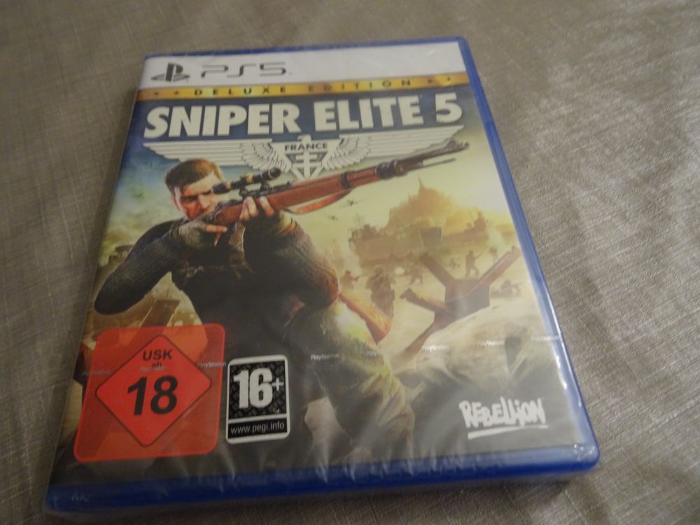 Sniper Elite 5 Deluxe Edition PS5 NEUWARE (Neu und originalverpackt) in ...