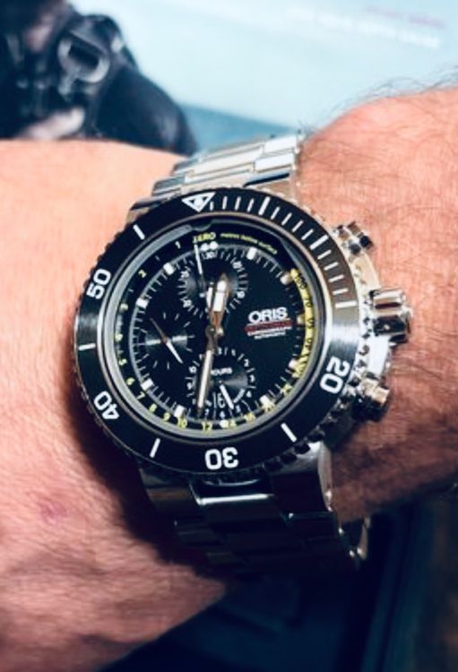 Oris Aquis Depth Gauge Chronograph Neue MEIN LETZTER PREIS (Neu und ...