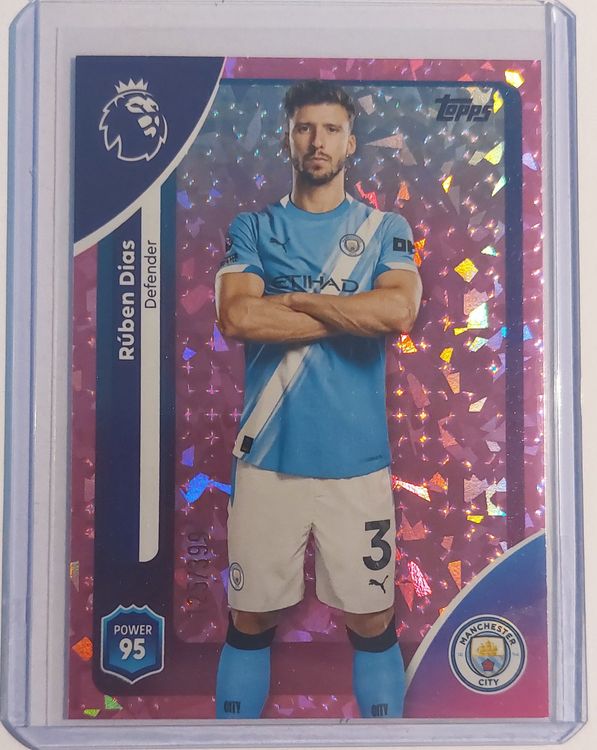 Topps Premier 2026 /399 Ruben Dias Pink Diamond Man City! (Gebraucht ...