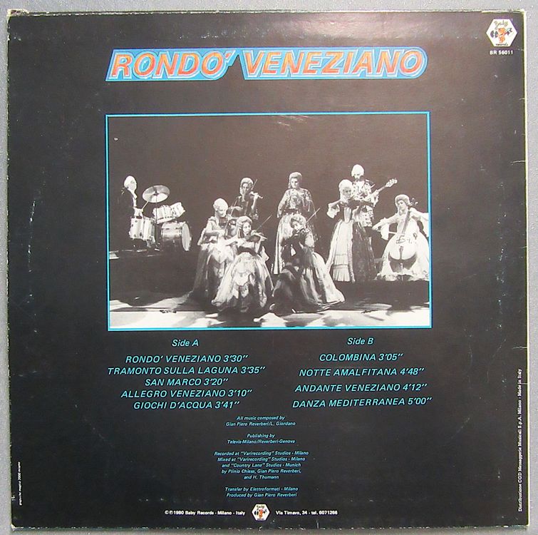Rondo' Veneziano - Rondo' Veneziano - LP ab CHF 3.00 (Gebraucht) in ...