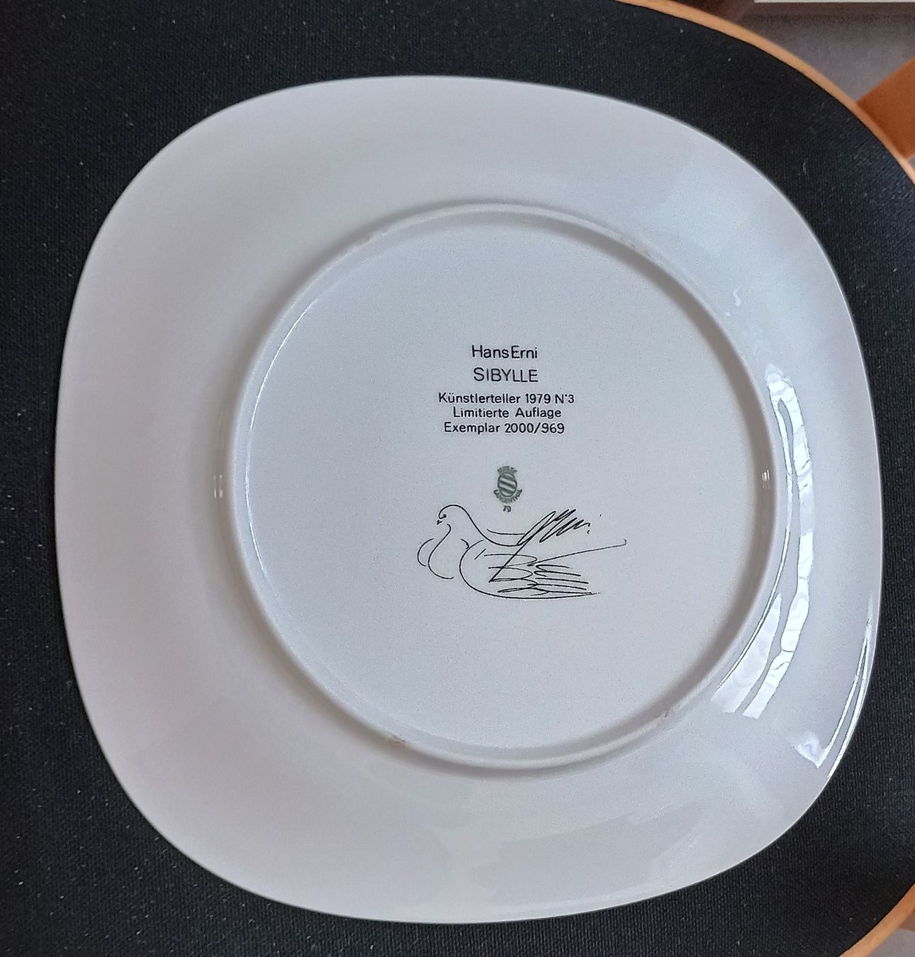 Hans Erni Sibylle Teller,Künstlerteller,Langenthal 2000 Stk (Gebraucht ...