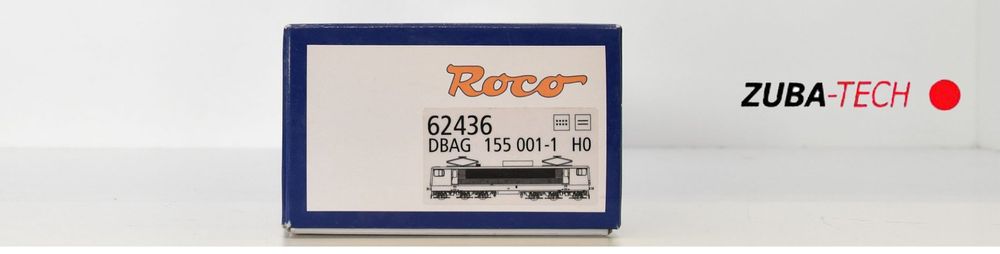 Roco 62436 E-Lok BR 155 DB Cargo H0 GS Analog mit OVP (Gebraucht) in St ...