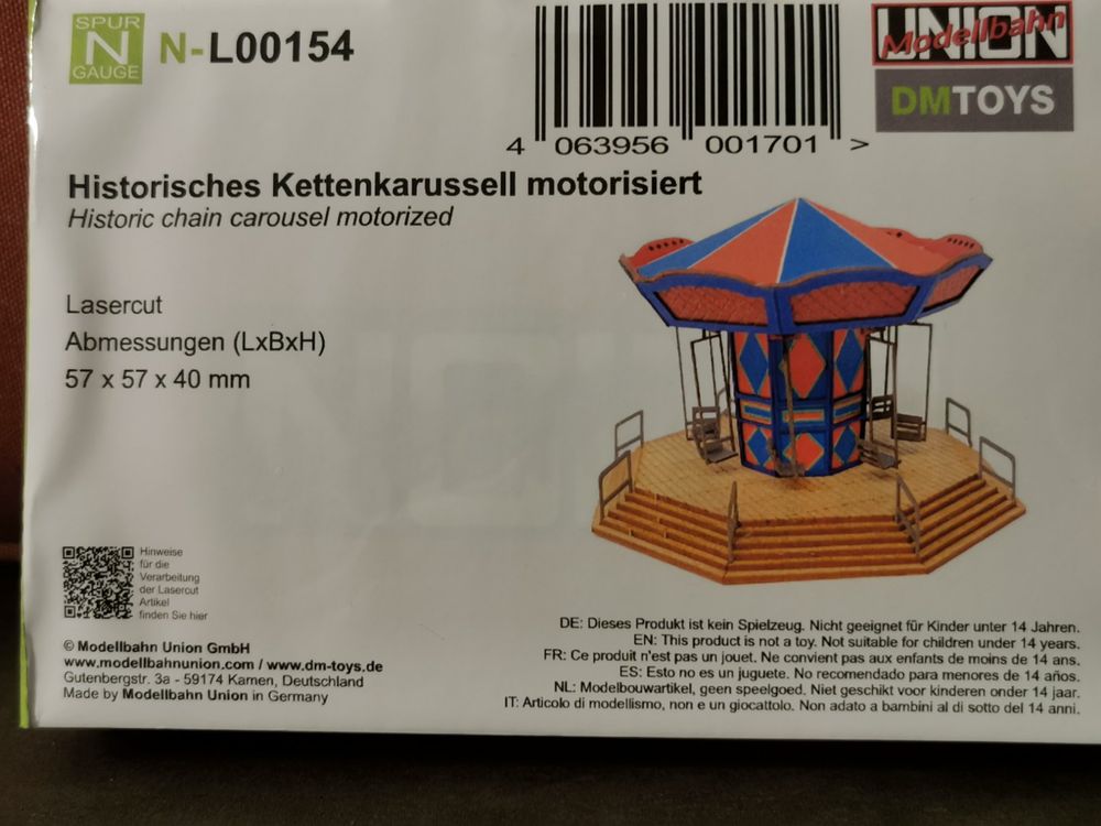 Bausatz Spur n: Motorisiertes Kettenkarussell MU L-00154 (Neu und ...