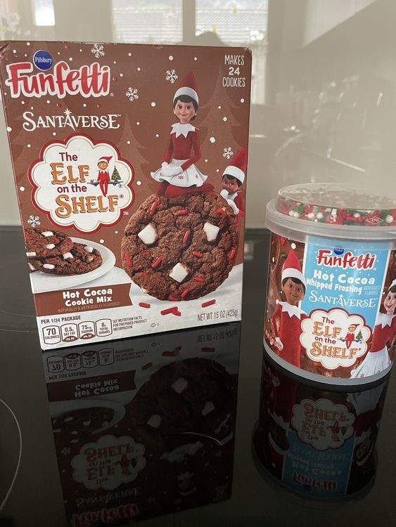 Elf on the Shelf Cookie Mix & Frosting Set - New (Neu und ...