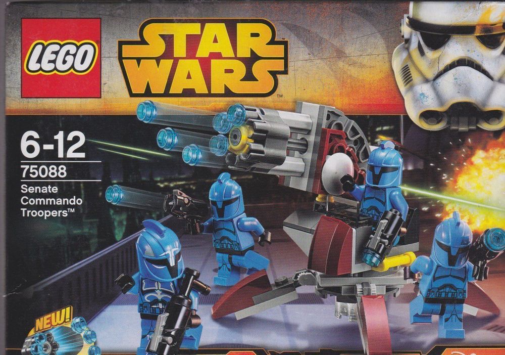 LEGO STAR WARS 75088 SENATE COMMANDO TROOPER damaged box (Neu und ...