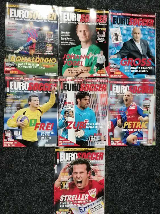 Euro-Soccer Fussball-Zeitschriften (Gebraucht) in Geroldswil für CHF 19 ...