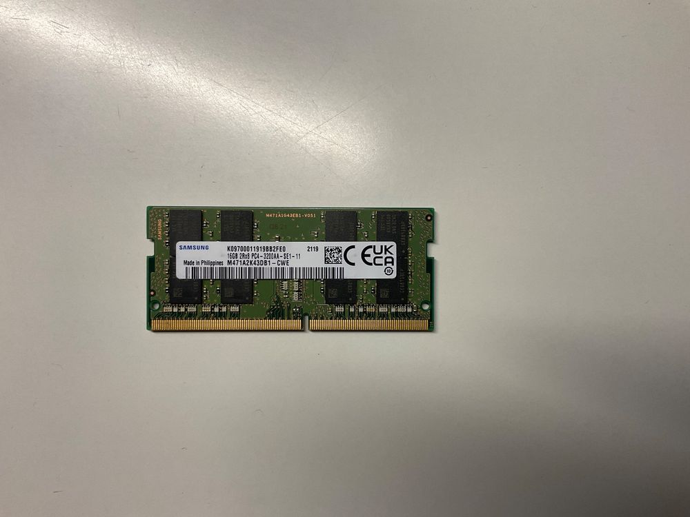Samsung 16GB PC4 Laptop Ram 3200MHZ (Gebraucht) in Unterengstringen für ...