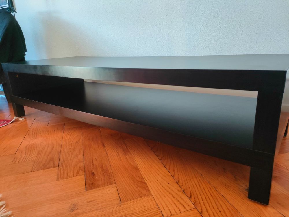 Table basse TV LACK Ikea noire | Kaufen auf Ricardo