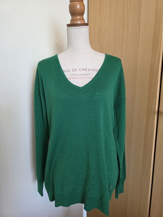 Le pull vert 100% laine de chez Starlett (Neuf avec emballage d'origine ...
