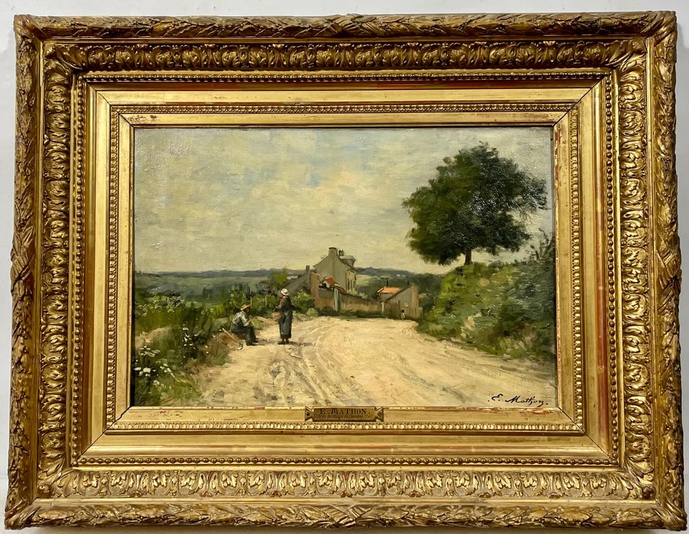 Emile Louis Mathon grosses Gemälde (Gebraucht) in Root für CHF 1025 ...