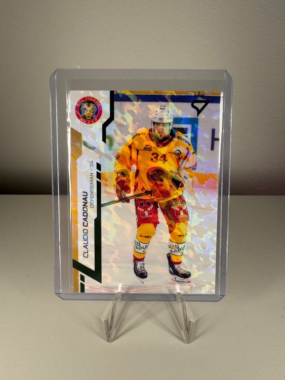 Claudio Cadonau SCL Tigers (GREEN) SportZoo 2024/25 (Neu (gemäss ...