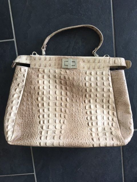 Handtasche Damen Leder beige (Gebraucht) in Eschenbach SG für CHF 19 ...