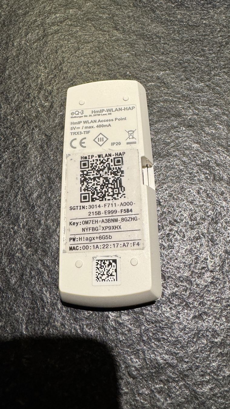 Homematic IP Zentrale WLAN Access Point (Gebraucht) in Birr für CHF 85 ...