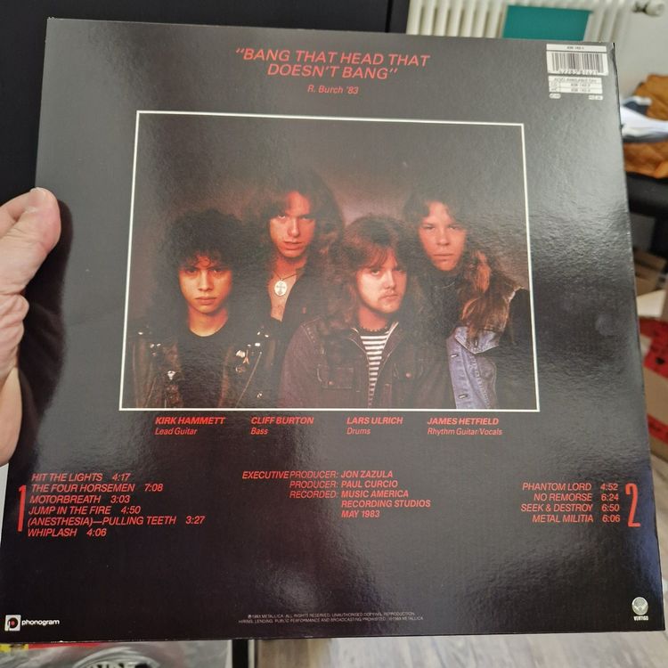 Metallica – Kill 'em all - New Re 1983 Speed metal (Neu (gemäss Beschreibung)) in Lausanne für ...