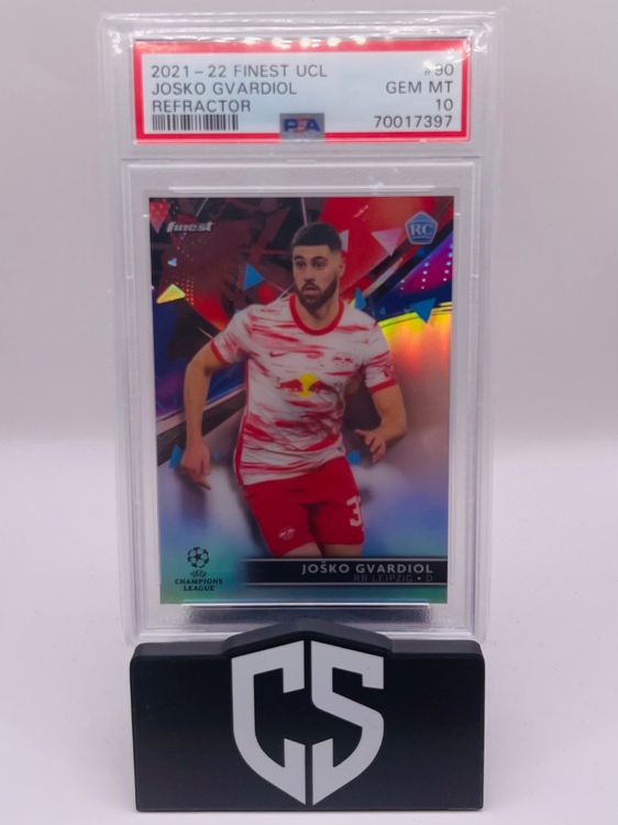 2021-2022 Topps Finest UCL Josko Gvardiol Silver PSA 10 (Gebraucht) in ...