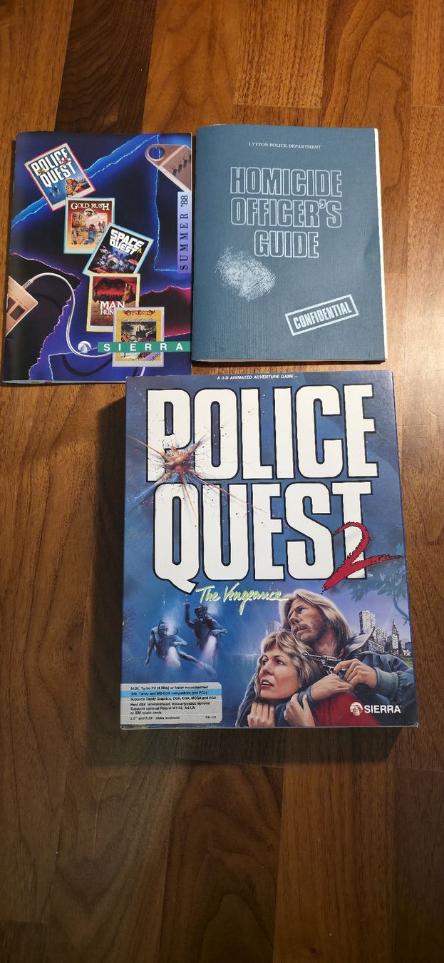 Police Quest II: The Vengeance – PC Big Box – Sierra (Gebraucht) in ...