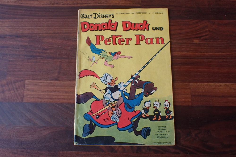 altes Walt Disney`s Sonderheft Nr. 9 DONALD DUCK + PETER PAN (Gebraucht ...