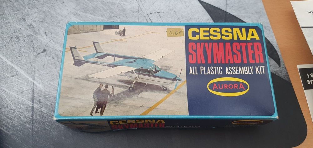 Aurora - Cessna Skymaster Plastic Assembly Kit 1960s Rare (Neu (gemäss Beschreibung)) in ...