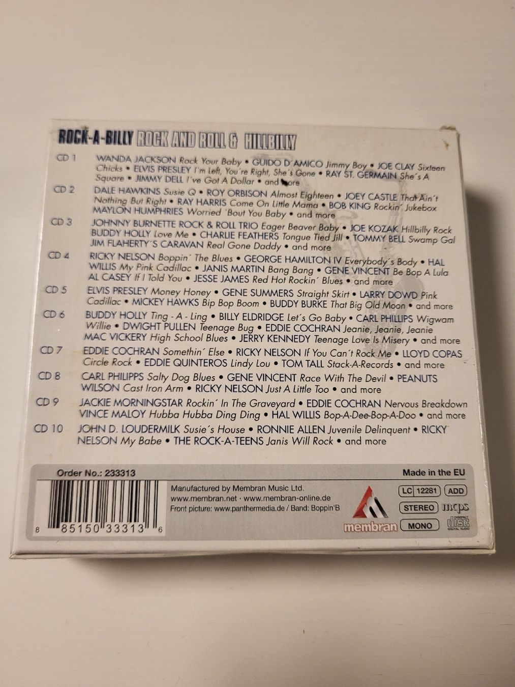 Rock-A-Billy Rock and Roll & Hillbilly 10 CD Set - Neu&OVP (Neu und ...