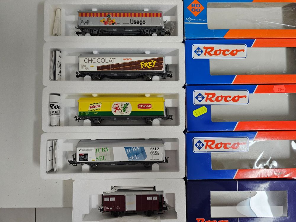 ROCO 5 wagons CFF dès1.-fr | Kaufen auf Ricardo