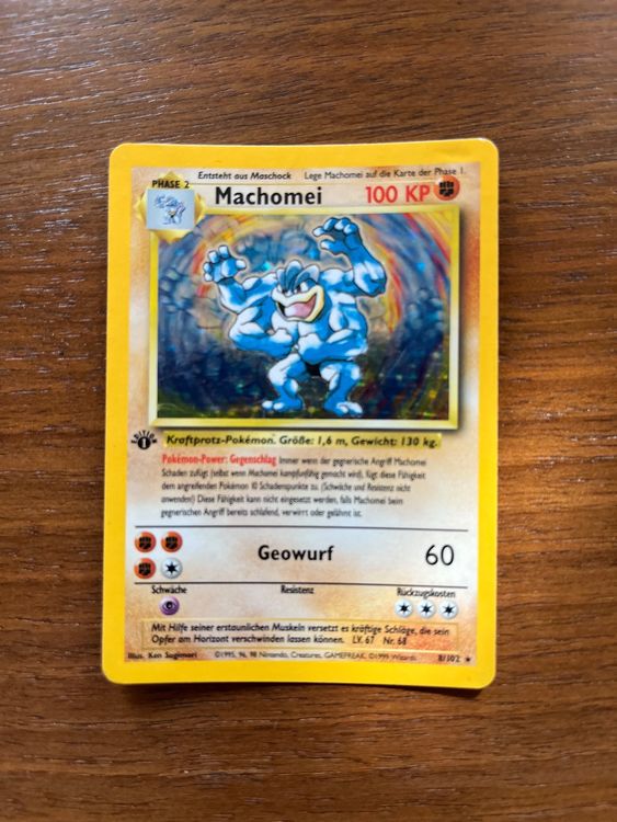 Holo Machomei Pokemonkarte | Kaufen auf Ricardo