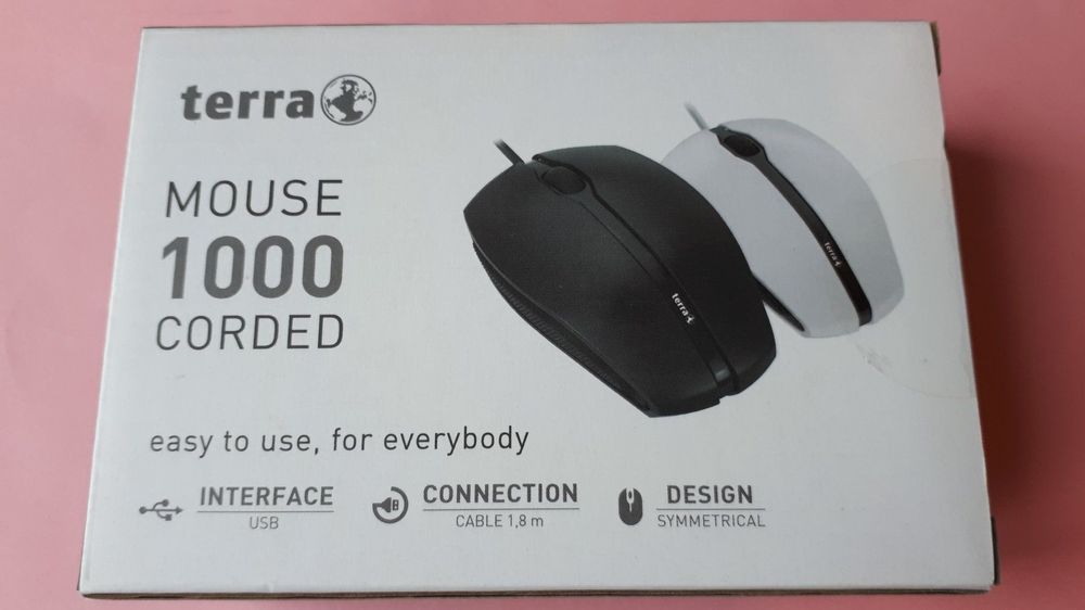 Terra Mouse 1000 Corded für Rechts- und Linkshänder | Kaufen auf Ricardo