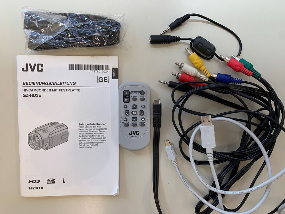 JVC Everio GZ-HD3 FullHD 200x Digi Zooom 60GB HD Hybrid (Gebraucht) in ...