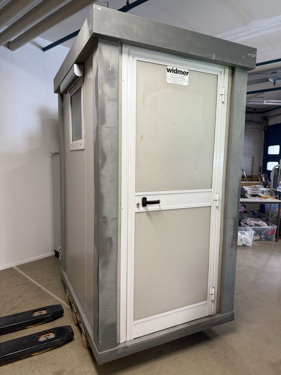 Occasion Widmer Sanitaerkabine Baucontainer Toilette Top Gebraucht