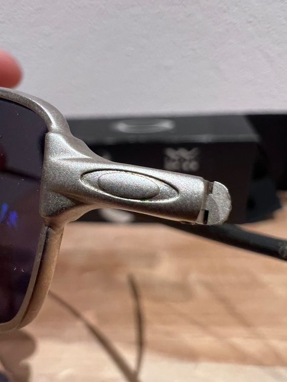Oakley Square Wire 2.0 2000 OVP Titanium Sonnenbrille rare (Gebraucht ...