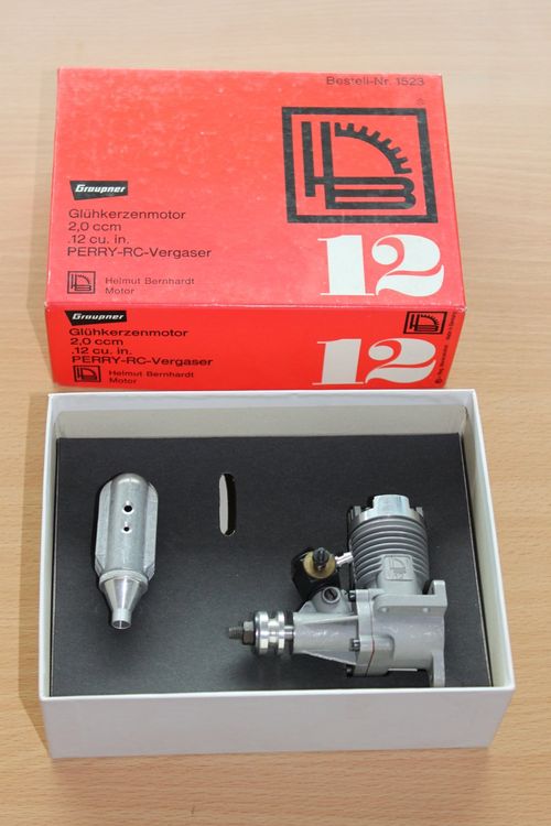 Modellmotor Graupner HB 12 mit Schalldämpfer No. 1523 | Kaufen auf Ricardo