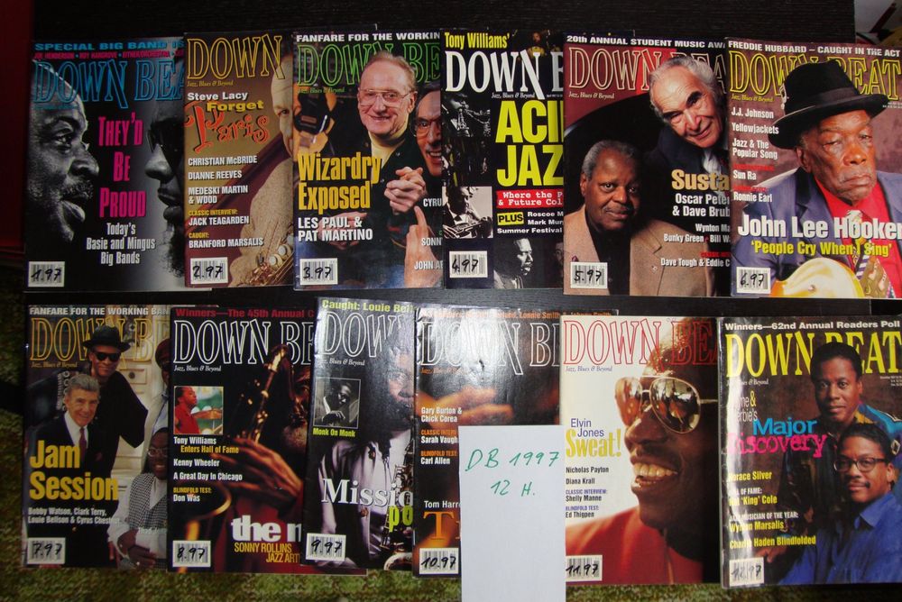 DOWN BEAT JAZZ MAGAZIN 1997 - ein Bündel Hefte (Gebraucht) in Bern für ...