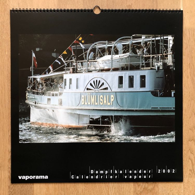 Dampfschiff Blüemlisalp Kalender Vaporama 2002 (Gebraucht) in Bolligen ...