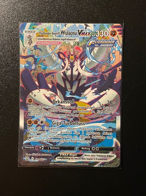 Pokemon Wulaosu V-Max (170/163) DE (Neu (gemäss Beschreibung)) in für ...