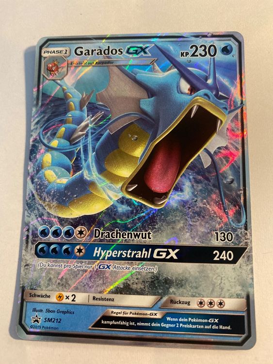 Pokemonkarte Garados GX SM212 (Neu (gemäss Beschreibung)) in Neuhausen für CHF 3.5 – mit ...