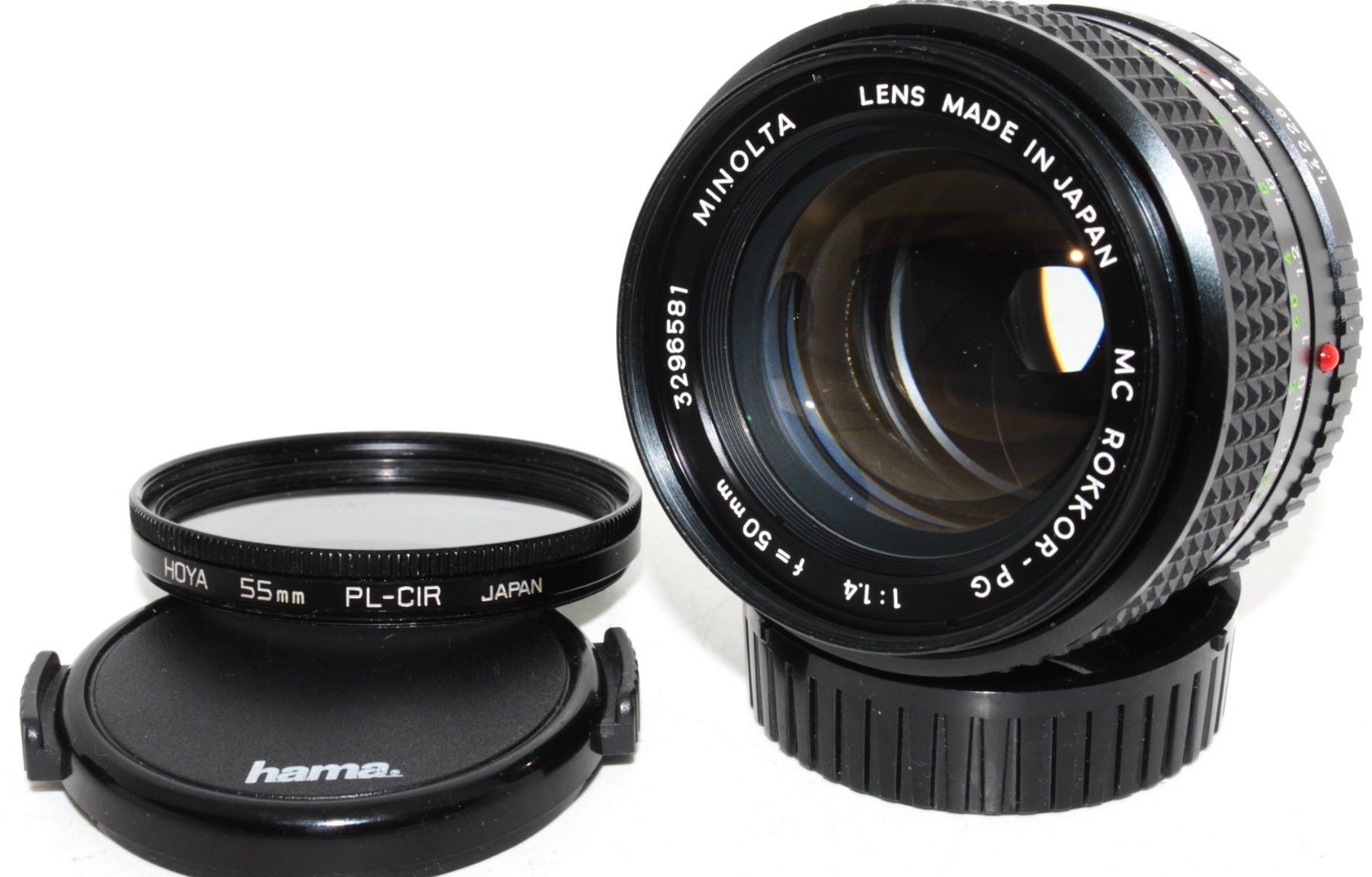 MINOLTA MC ROKKOR - PG 1.4 / 50 mm + PL-Filter (Gebraucht) in Allschwil ...