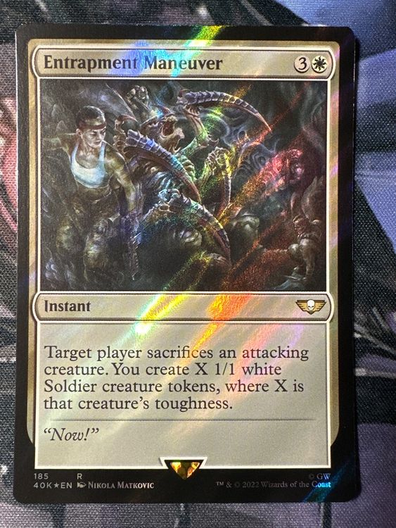 Entrapment Maneuver SURGE FOIL Warhammer 40k Mtg | Kaufen auf Ricardo